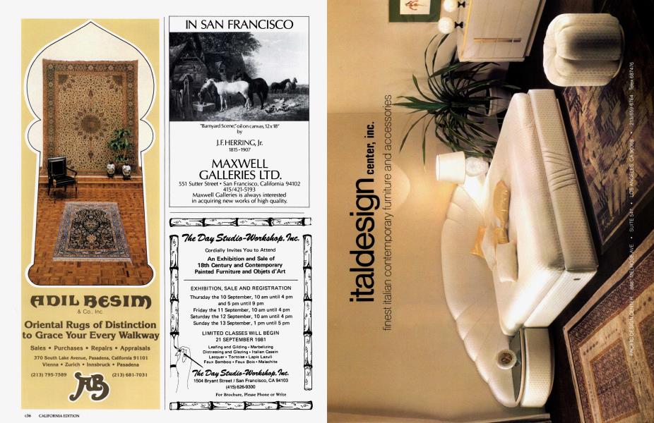 ADIL BESIM | Architectural Digest | SEPTEMBER 1981