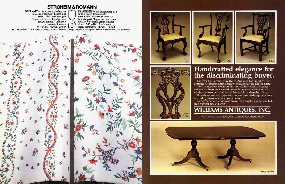 STROHEIM & ROMANN | Architectural Digest | SEPTEMBER 1981