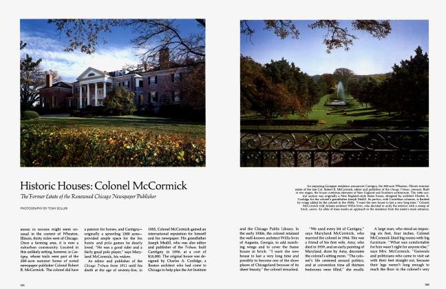 HISTORIC ARCHITECTURE | Architectural Digest | JULY 1985