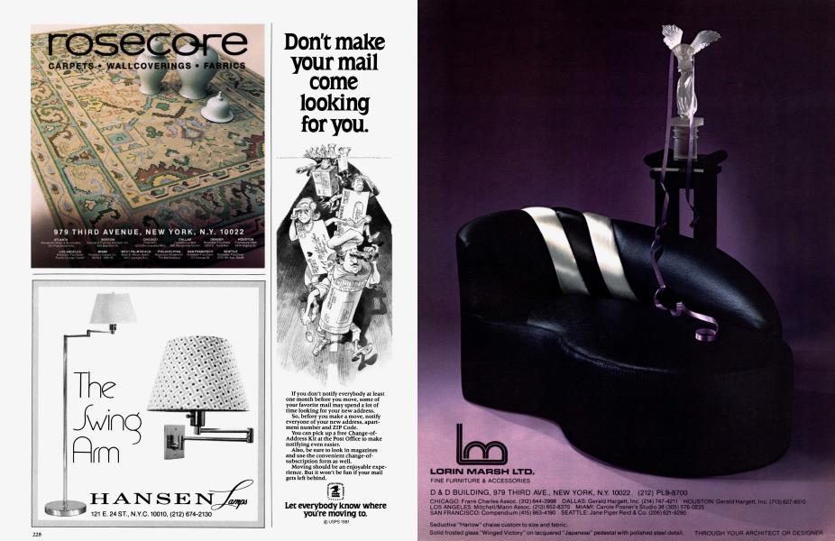 rosecore | Architectural Digest | OCTOBER 1981
