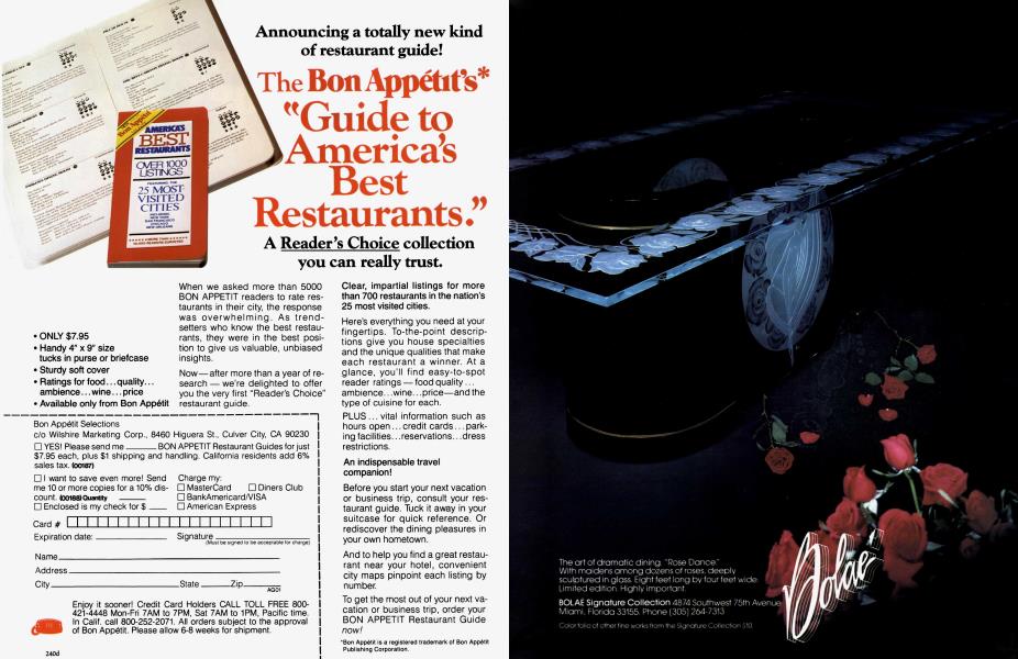 Bolaé | Architectural Digest | OCTOBER 1981