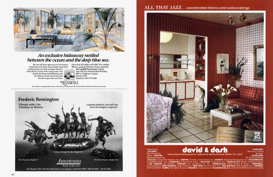 david & dash | Architectural Digest | OCTOBER 1981