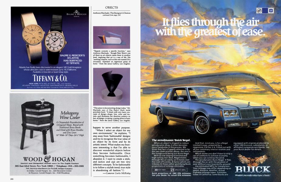 TIFFANY & Co. | Architectural Digest | OCTOBER 1981