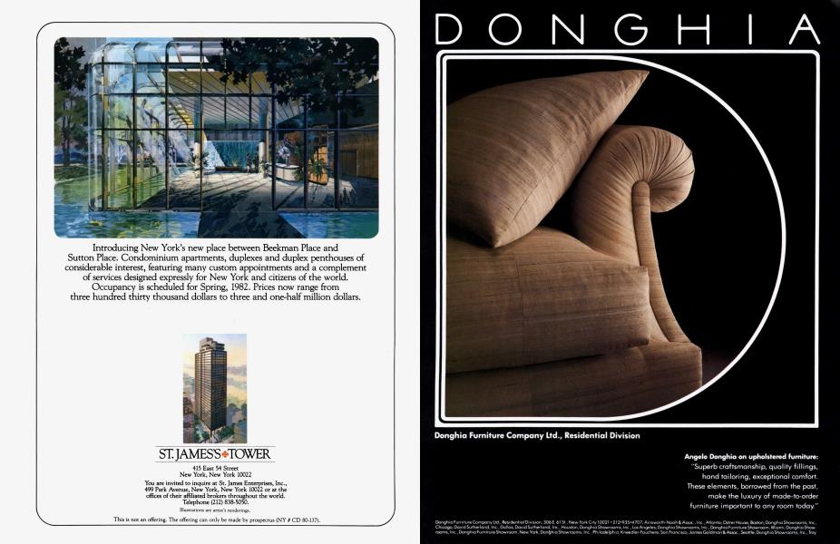 DONGHIA | Architectural Digest | OCTOBER 1981