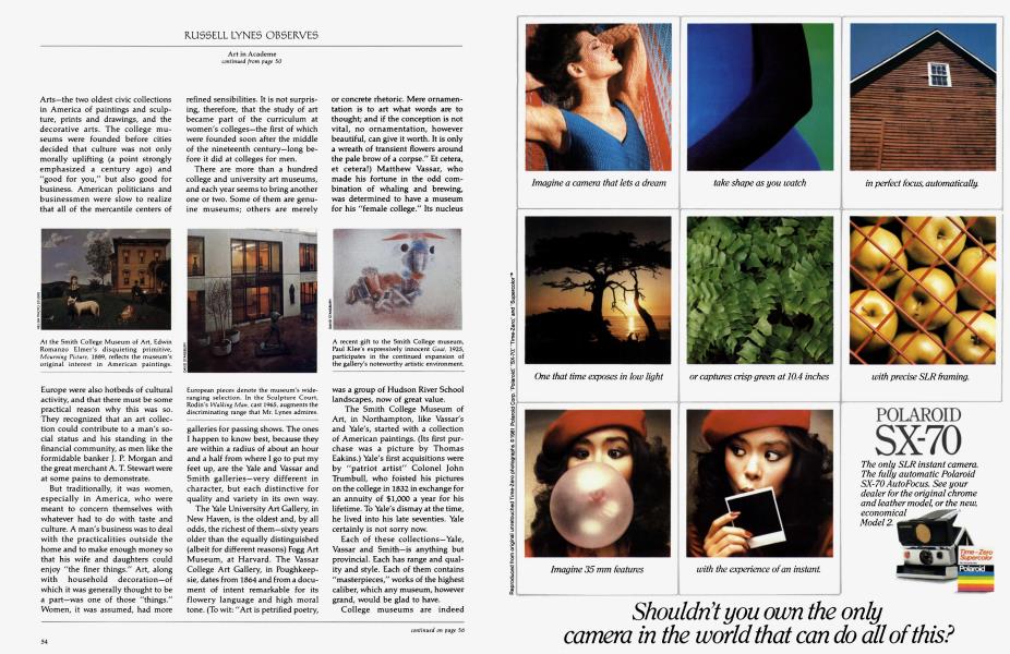 POLAROID SX-70 | Architectural Digest | OCTOBER 1981