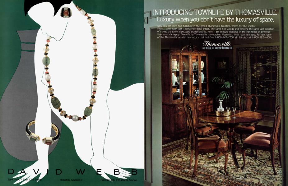 DAVID WEBB | Architectural Digest | OCTOBER 1981