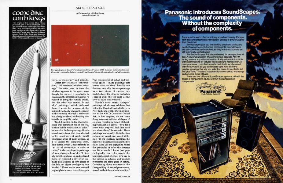 COME DINE WITH KINGS | Architectural Digest | OCTOBER 1981