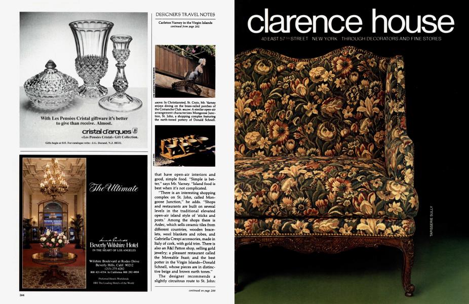 clarence house | Architectural Digest | NOVEMBER 1981