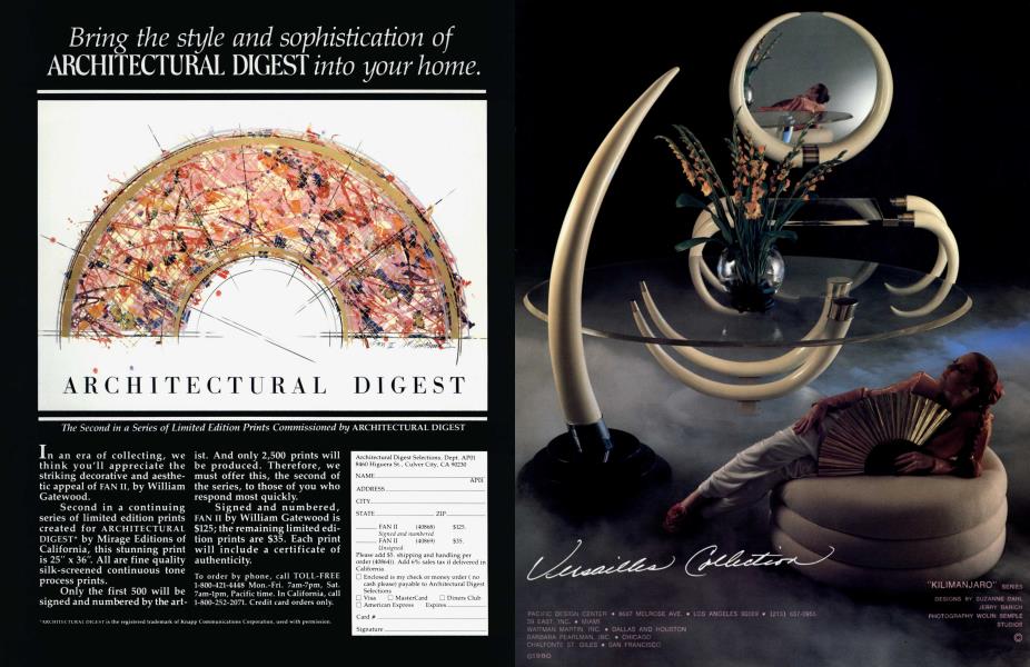 ARCHITECTURAL DIGEST | Architectural Digest | NOVEMBER 1981