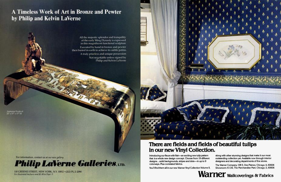 Warner Wallcoverings & Fabrics | Architectural Digest | DECEMBER 1981