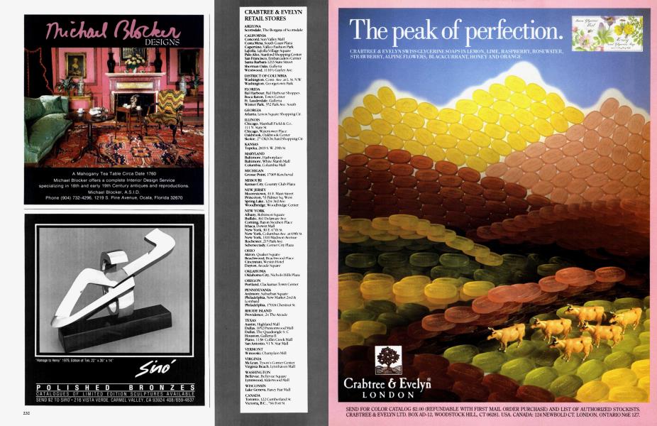 Michael Blocker Designs | Architectural Digest | DECEMBER 1981