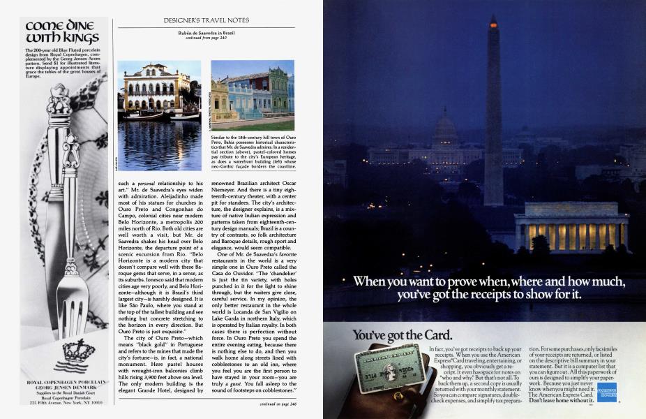 AMERICAN EXPRESS® | Architectural Digest | DECEMBER 1981