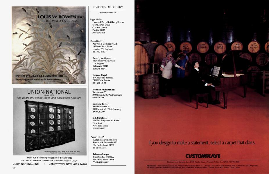 UNION-NATIONAL | Architectural Digest | JANUARY 1982