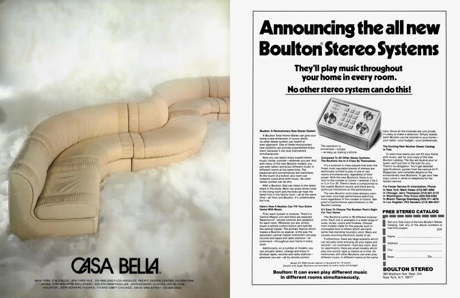 CASA BELLA® | Architectural Digest | JANUARY 1982