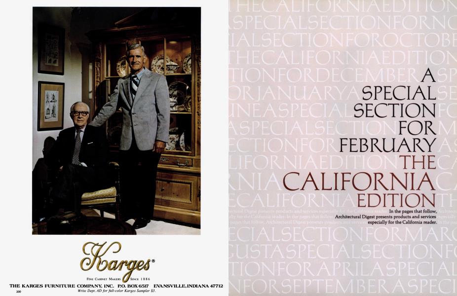 Karges® | Architectural Digest | FEBRUARY 1982