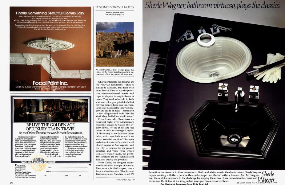 Focal Point Inc. | Architectural Digest | FEBRUARY 1982