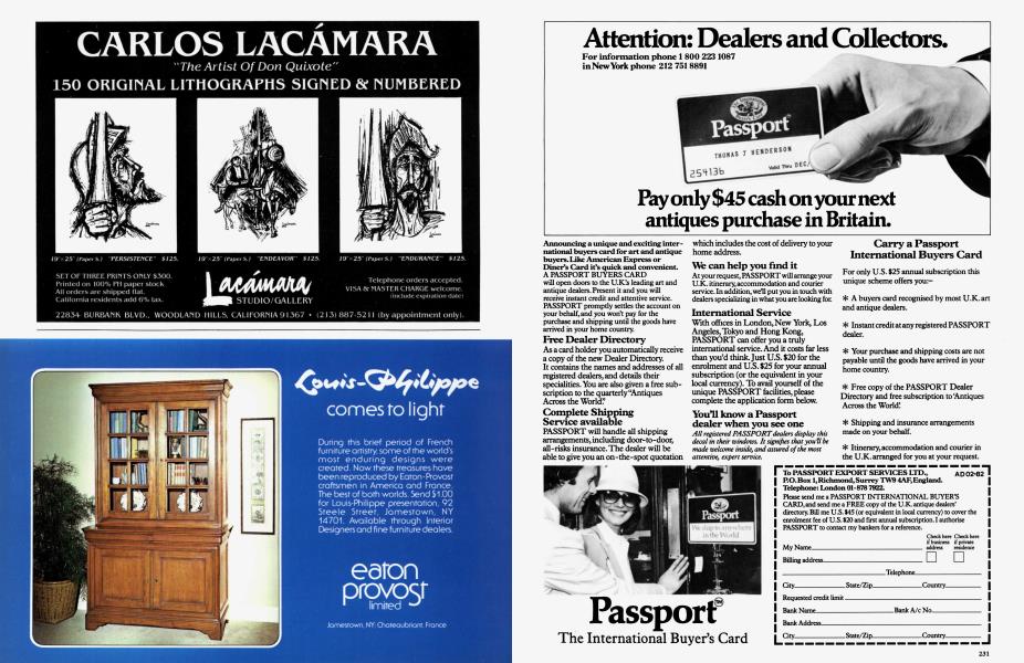 Louis-Philippe | Architectural Digest | APRIL 1982
