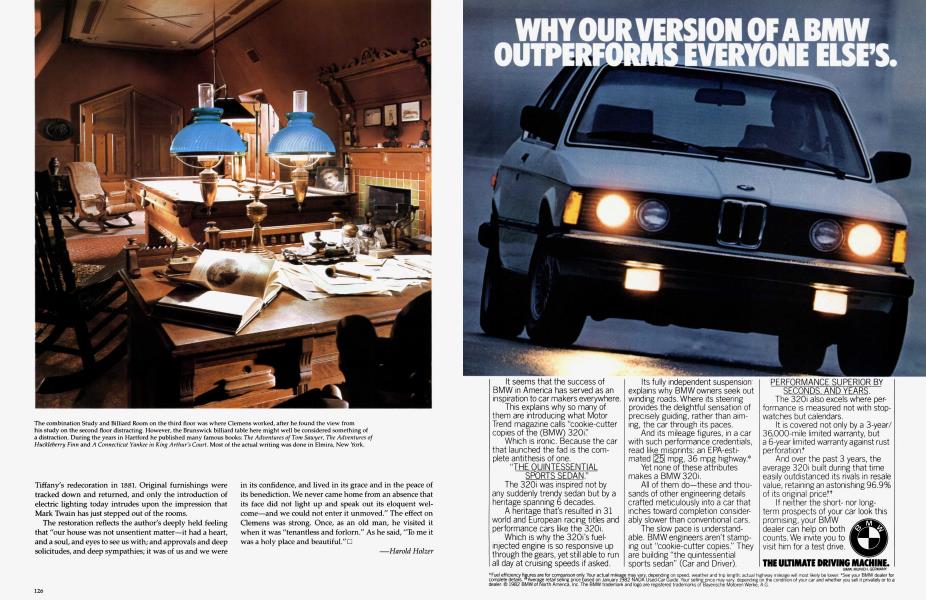 Bmw | Architectural Digest | JULY 1982