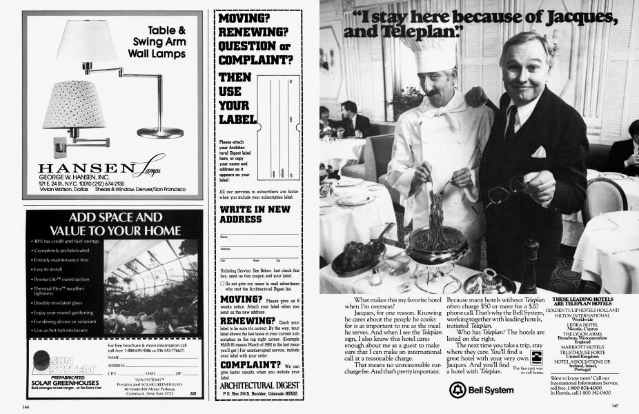 Bell System | Architectural Digest | JULY 1982