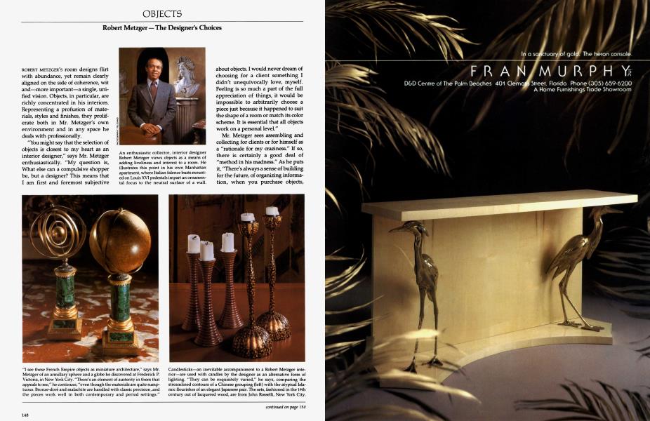 Fran Murphy | Architectural Digest | JULY 1982