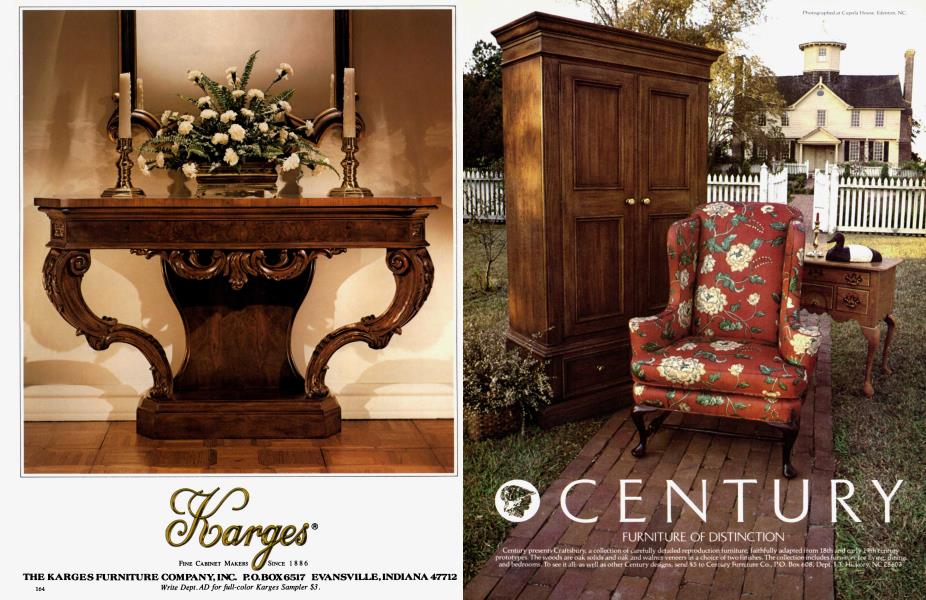 Karges® | Architectural Digest | JULY 1982