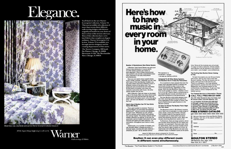 Warner Wallcoverings & Fabrics | Architectural Digest | AUGUST 1982