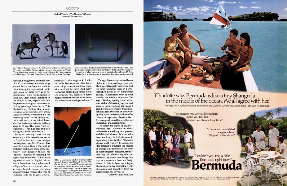 Bermuda | Architectural Digest | SEPTEMBER 1982