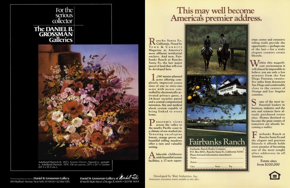 Fairbanks Ranch | Architectural Digest | SEPTEMBER 1982