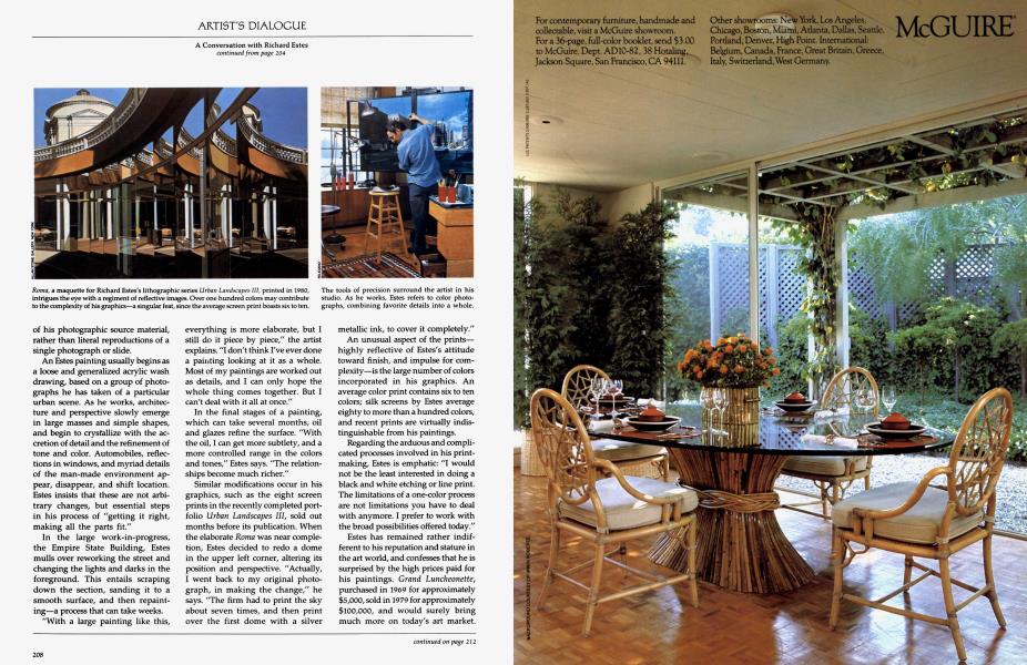 The Hamilton Collection | Architectural Digest | OCTOBER 1982