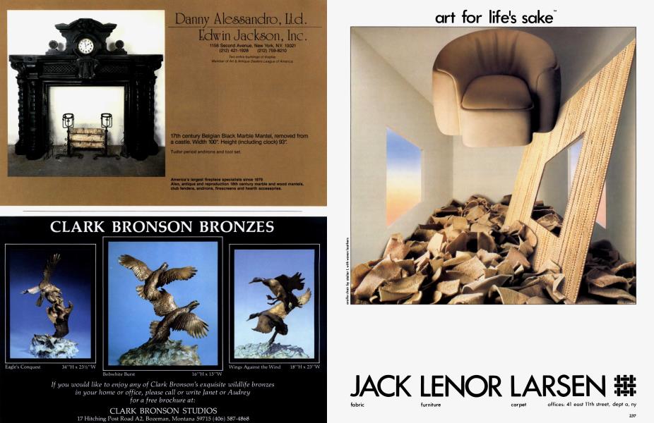 Howard Miller | Architectural Digest | OCTOBER 1982