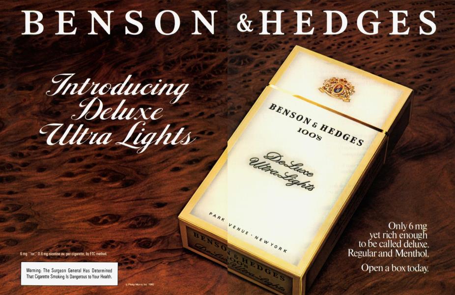 Benson & Hedges | Architectural Digest | OCTOBER 1982