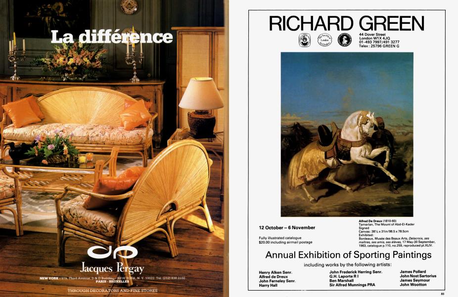 St. James's Tower | Architectural Digest | OCTOBER 1982