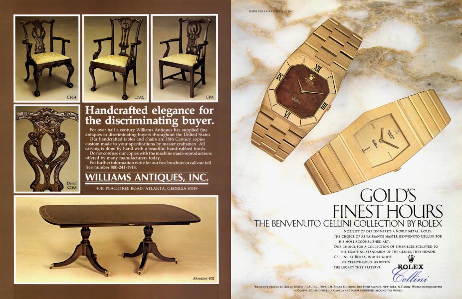 André Harvey Bronze Sculpture | Architectural Digest | OCTOBER 1982