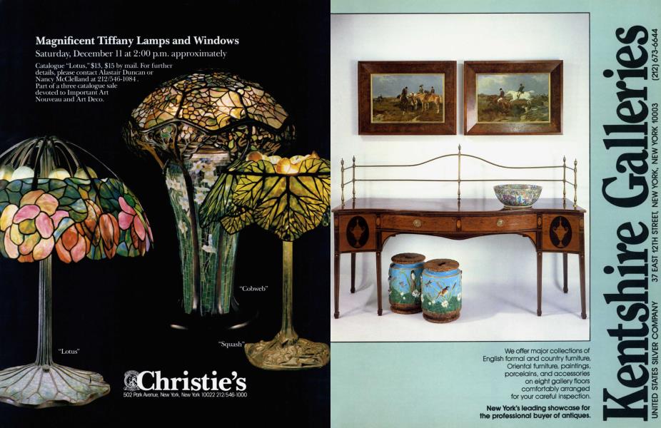 Christie's | Architectural Digest | NOVEMBER 1982