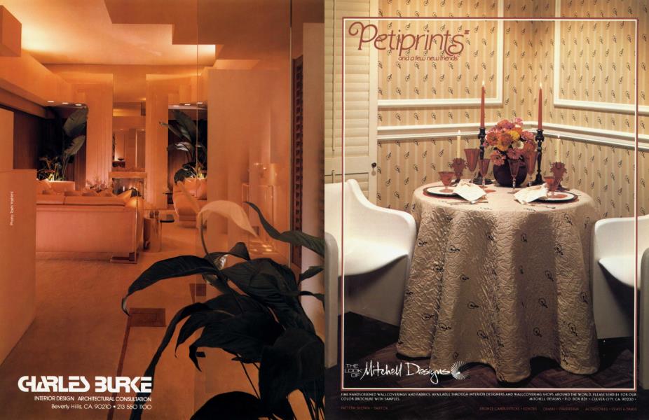 The LOOK OF Mitchell Designs | Architectural Digest | DECEMBER 1982