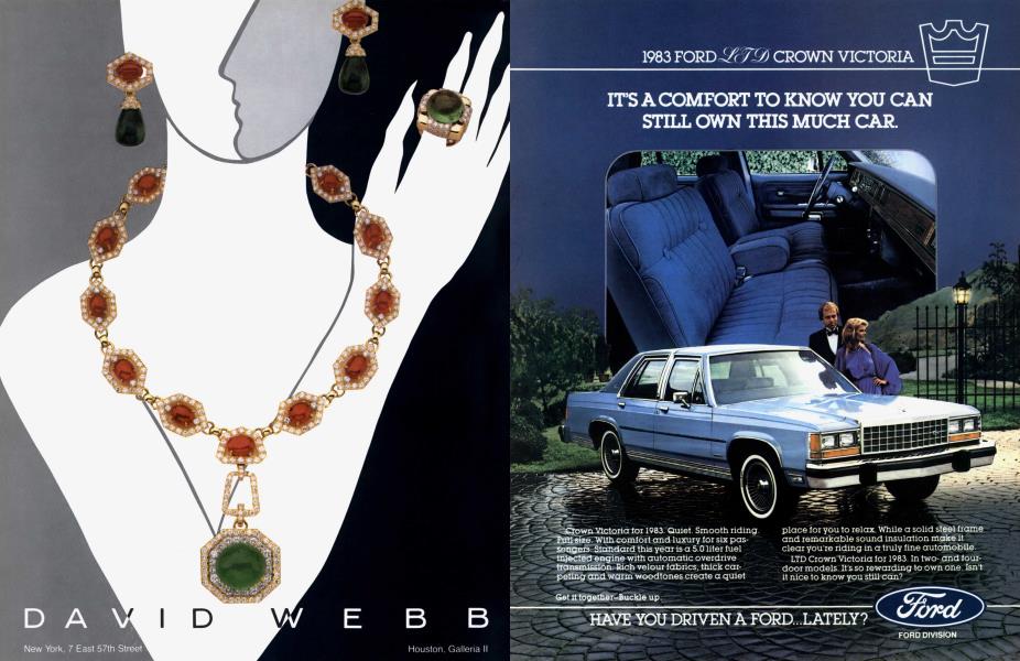 David Webb | Architectural Digest | DECEMBER 1982