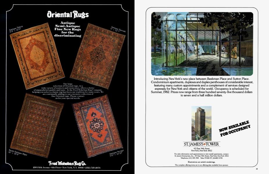 ST. JAMES'S TOWER | Architectural Digest | JANUARY 1983