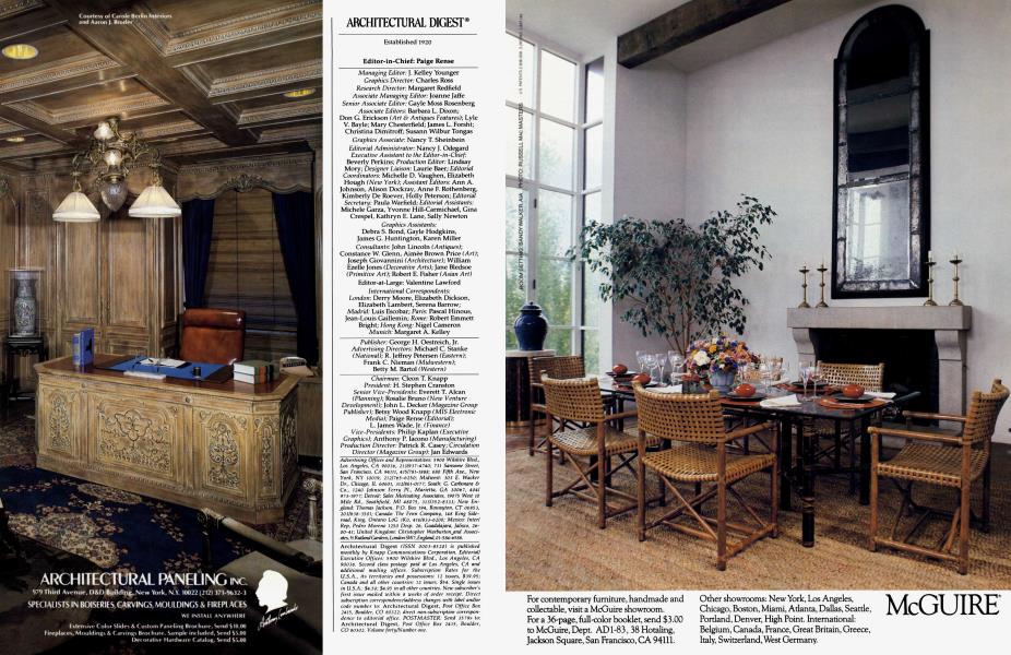 ARCHITECTURAL DIGEST® | Architectural Digest | JANUARY 1983