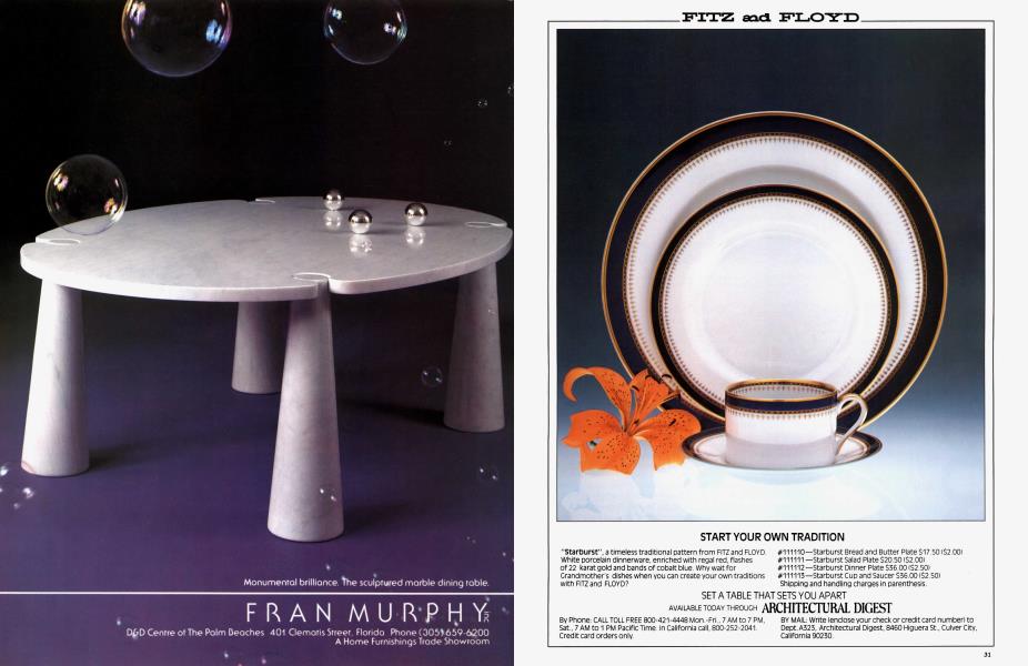 FRAN MURPHY | Architectural Digest | FEBRUARY 1983
