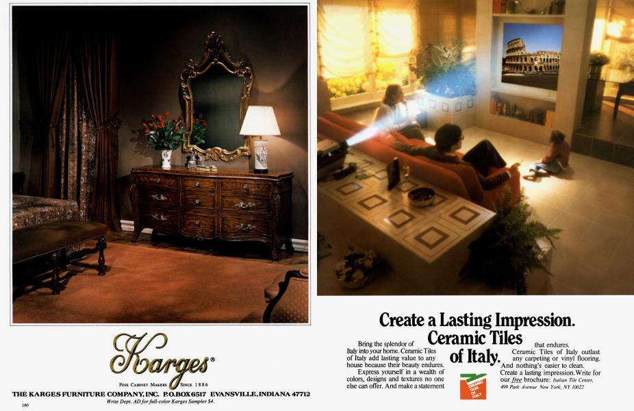 KARGES® | Architectural Digest | FEBRUARY 1983