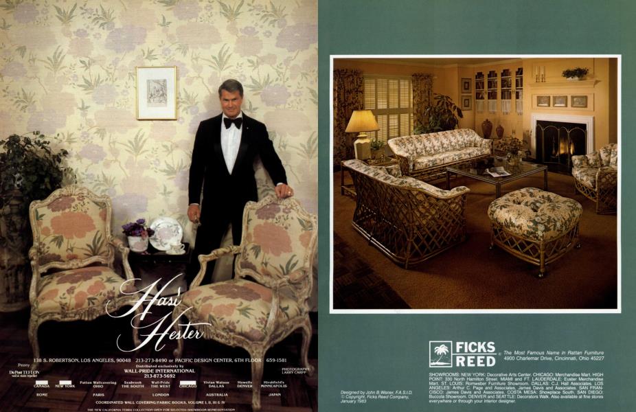 FICKS REED | Architectural Digest | MARCH 1983