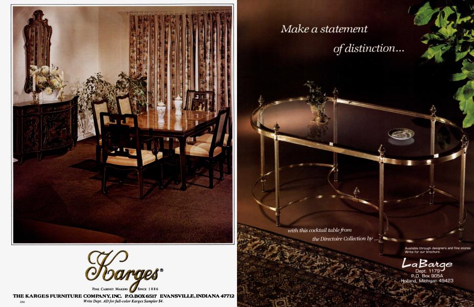 La Barge | Architectural Digest | APRIL 1983