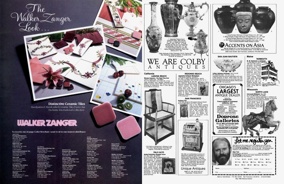 WALKER ZANGER | Architectural Digest | MAY 1983