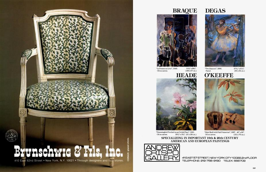 ANDREW CRISPO GALLERY Inc | Architectural Digest | MAY 1983