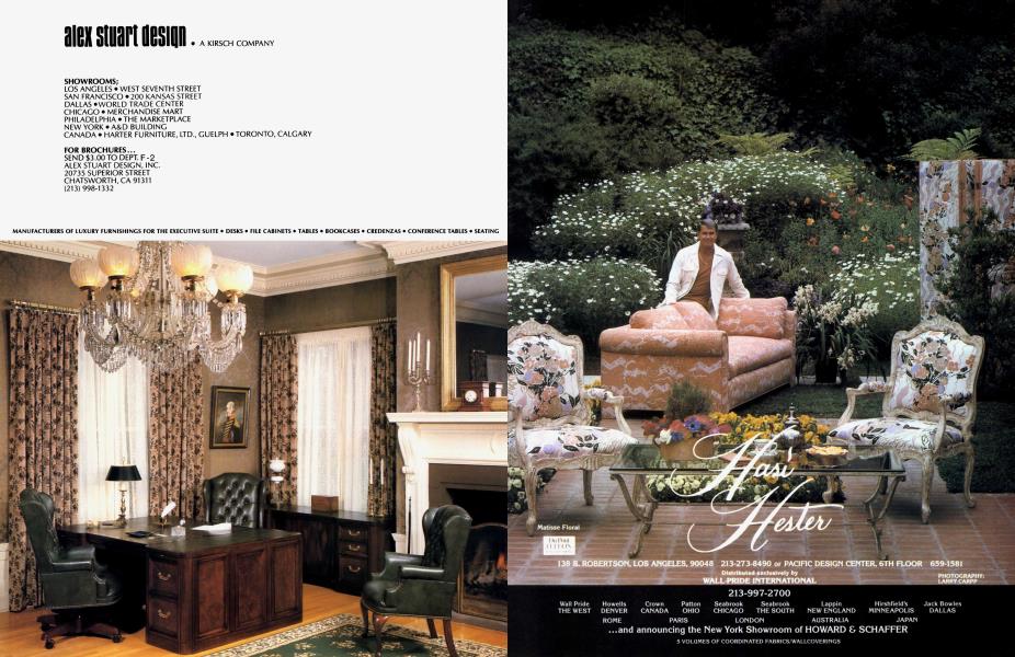 alex stuart design | Architectural Digest | JULY 1983