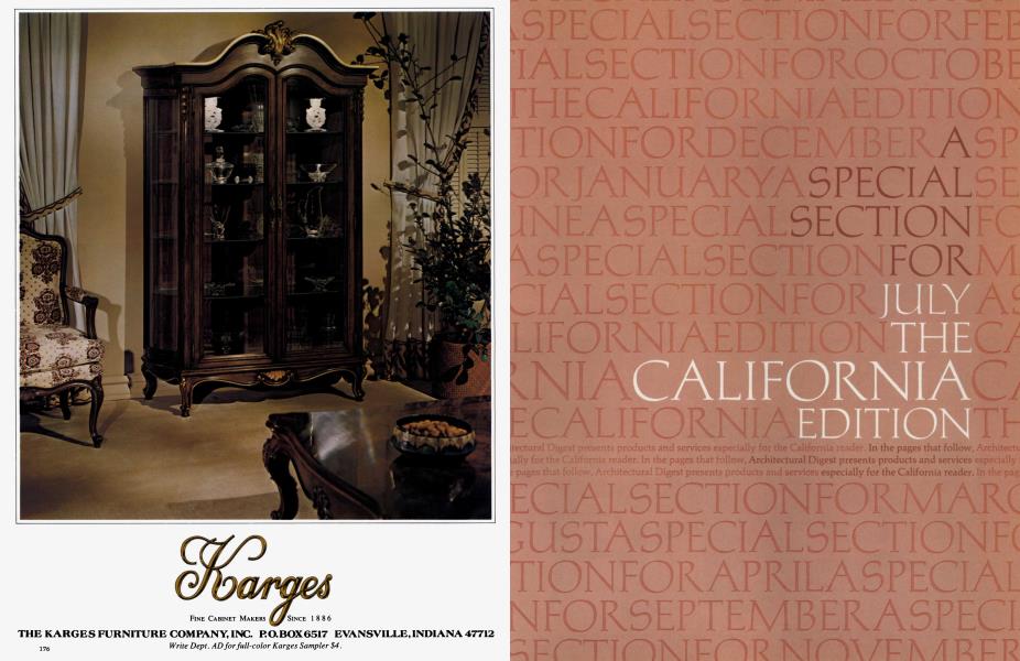 Karges | Architectural Digest | JULY 1983