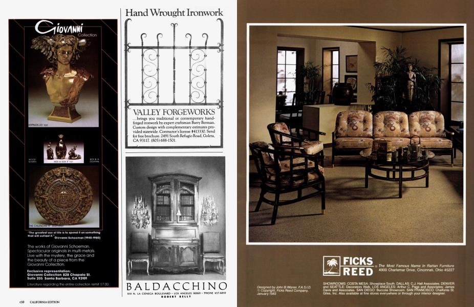FICKS REED® | Architectural Digest | JULY 1983