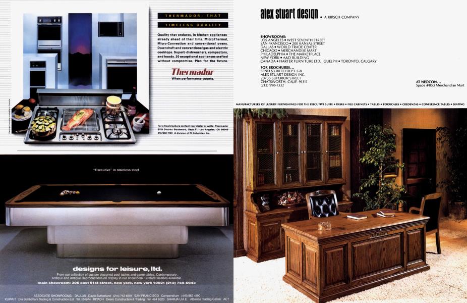 alex stuart design | Architectural Digest | OCTOBER 1983