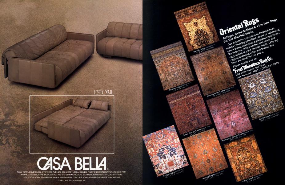 Fred Moheban Rug Co. | Architectural Digest | OCTOBER 1983