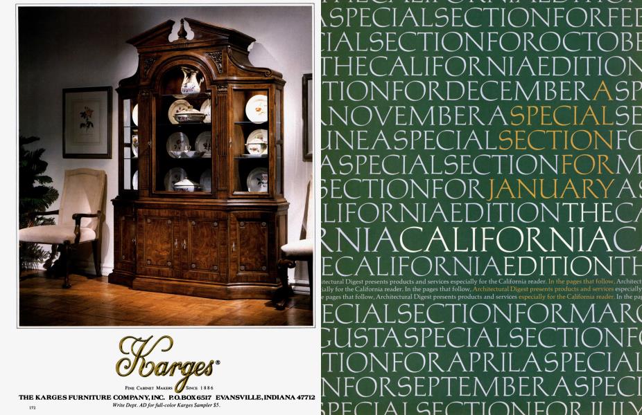 Karges® | Architectural Digest | JANUARY 1984